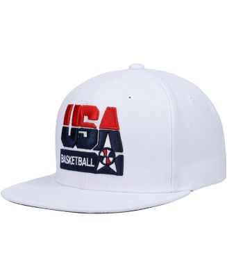 Mitchell & Ness Men's White USA Basketball 1992 Dream Team Snapback Hat ...