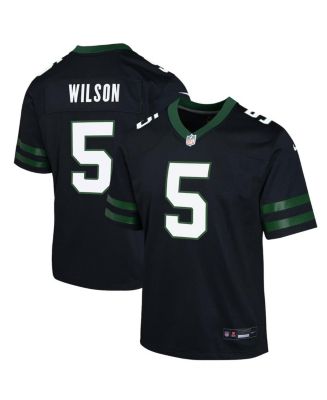 Nike Big Boys and Girls Garrett Wilson Legacy Black New York Jets ...