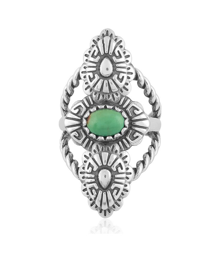 American West Jewelry Genuine Gemstone and Sterling Silver Concha Rope ...