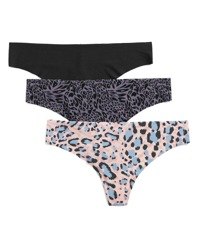 Adore Me Plus Size Annie Thong Thong Panties Pack Of 3 Macys