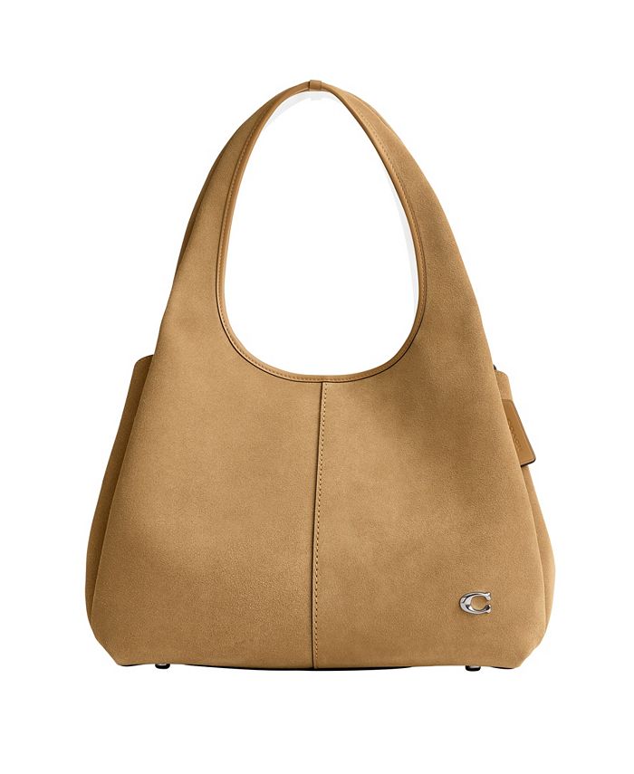 COACH Lana Suede Leather Medium Shoulder Bag - Macy's