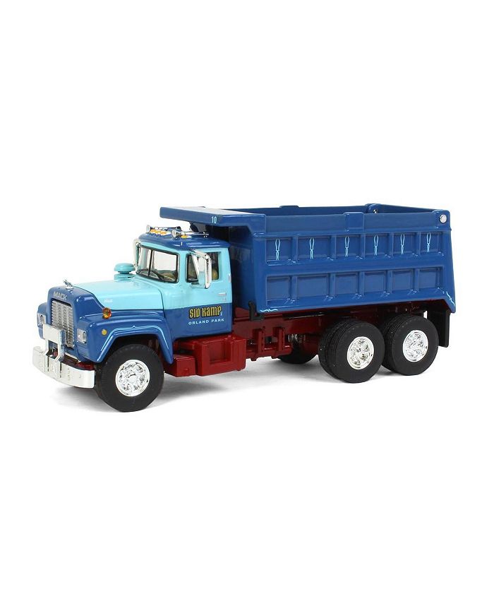 First Gear 1/64 Blue Mack Dump Truck, Sid Kamp - Macy's