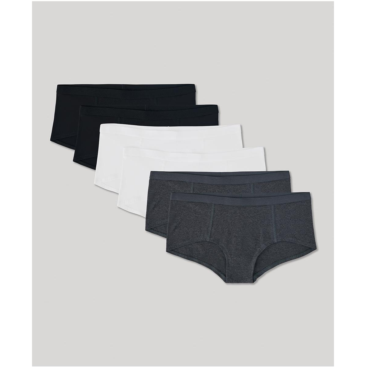 Click here for Pact Womens Organic Cotton Everyday Boy Short 6-Pa... prices