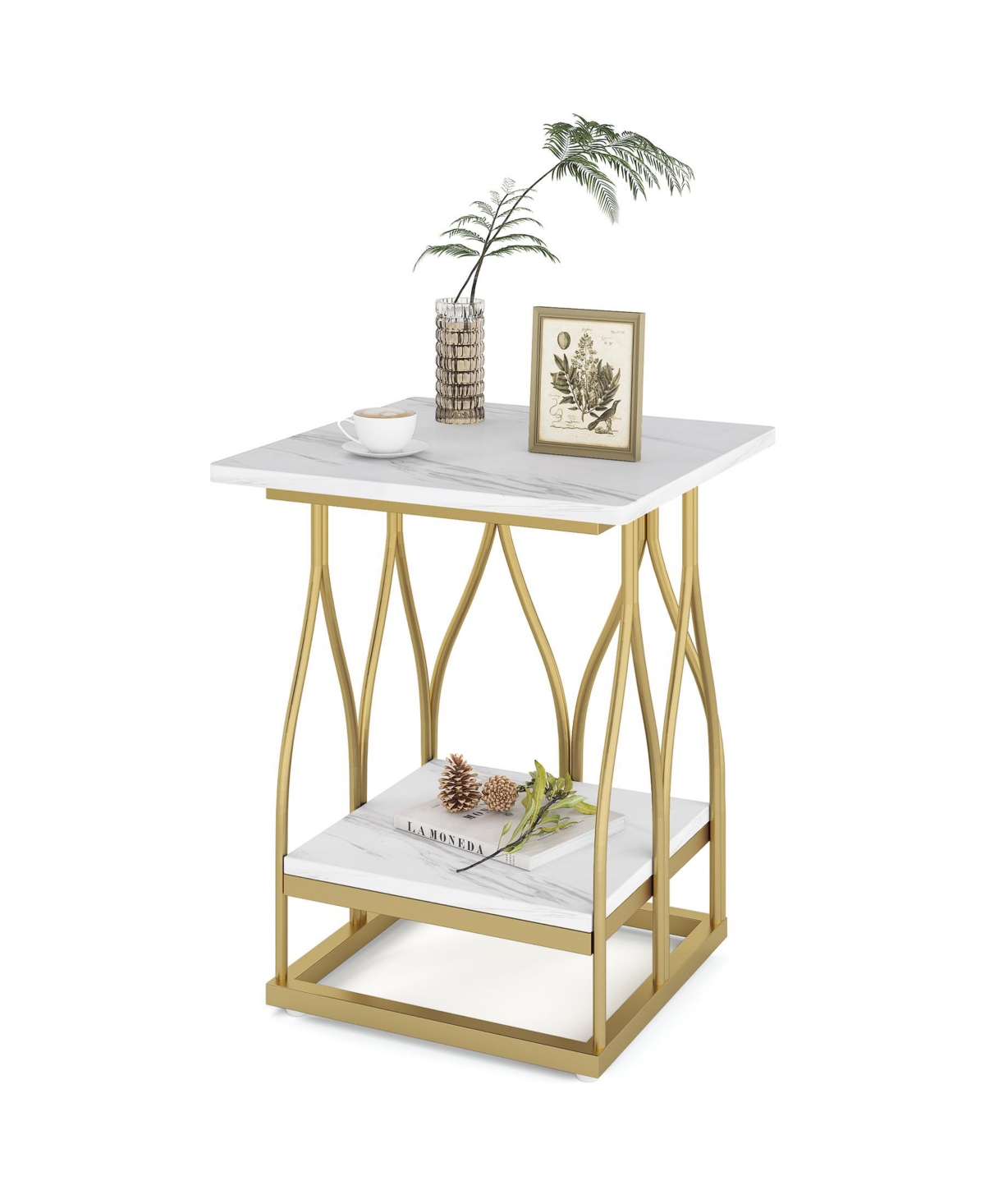 Click here for Tribesigns Side Table  Faux Marble End Table with... prices
