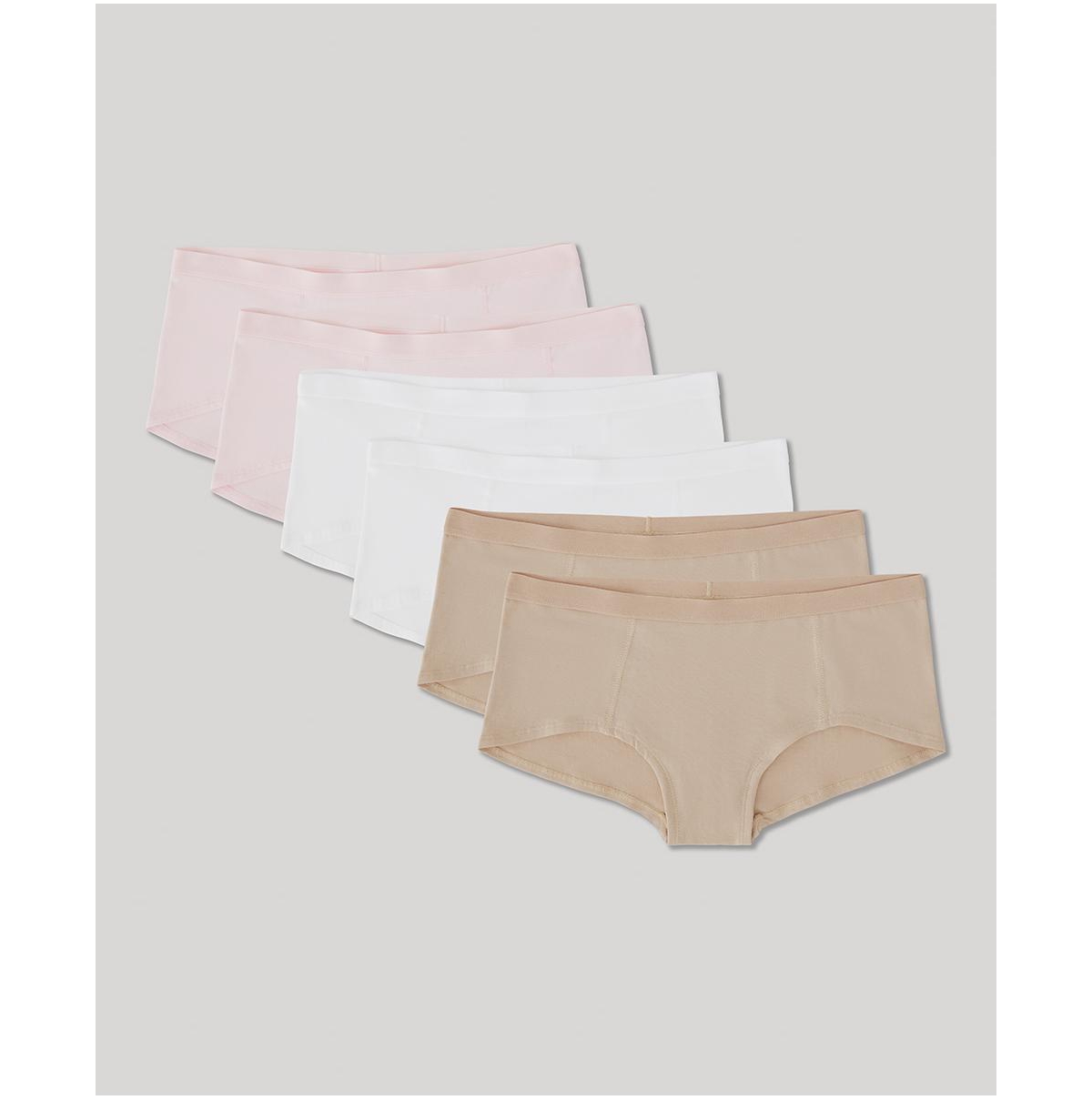 Click here for Pact Womens Organic Cotton Everyday Boy Short 6-Pa... prices