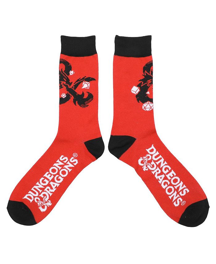 Dungeons & Dragons Men's Monsters 3-Pack Casual Crew Socks - Macy's