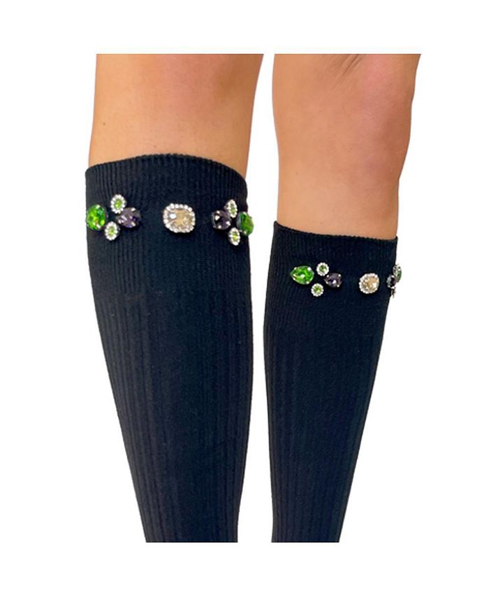Stems Women's CRYSTAL CUFF KNEE SOCKS - Macy's