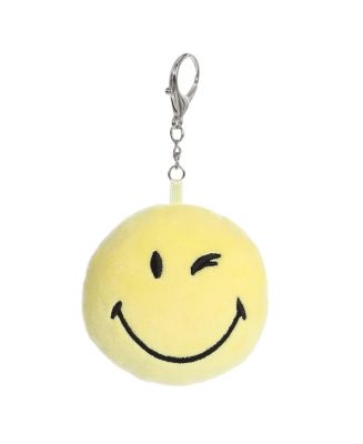 Aurora Mini Wink Keychain SMILEYWORLD Vibrant Plush Toy Yellow 3.5 ...