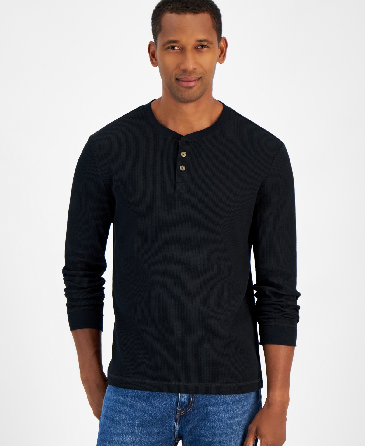 Click here for Club Room Mens Thermal Long-Sleeve Henley  Created... prices