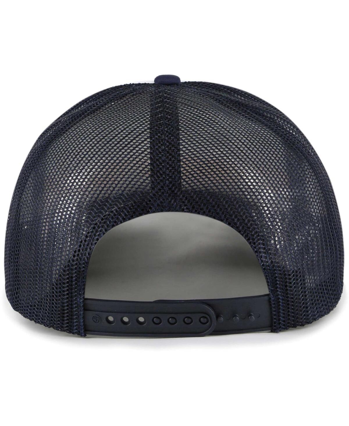 47 Brand Men's Navy Boston Red Sox Lift Off Foam Front Mesh Trucker ...