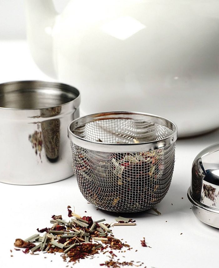 RSVP International Stainless Steel 3" x 3" x 4" Floating Spice Ball ...