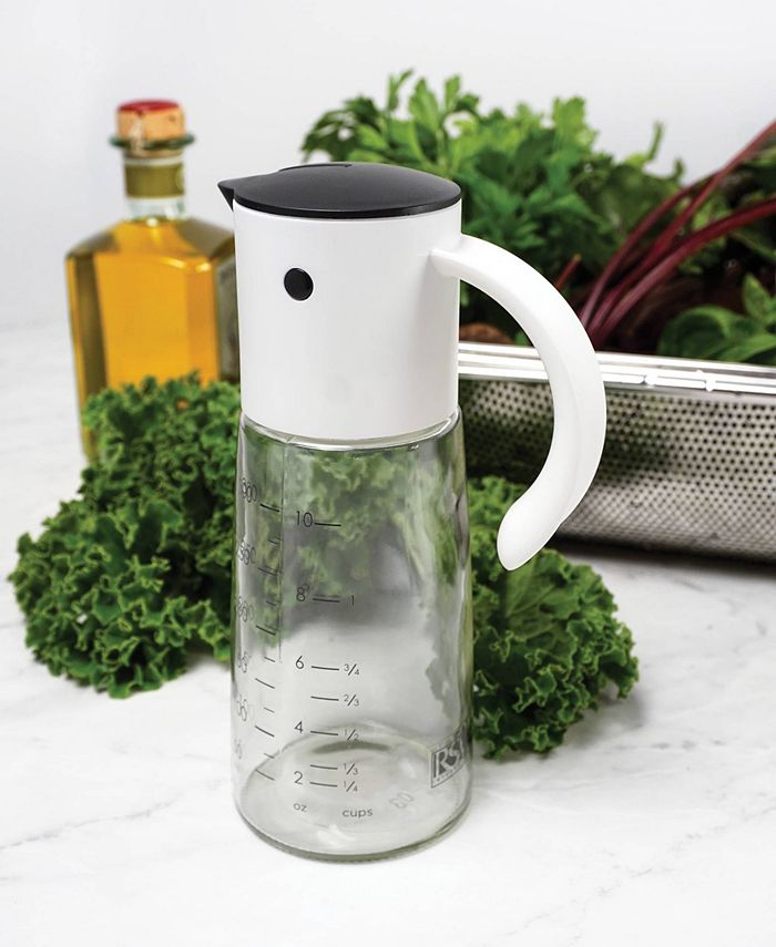 RSVP International Glass 1.25 Cup and Dressing Dispenser - Macy's