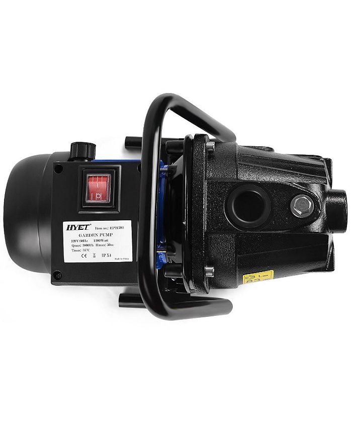 Costway 1200W 1'' Shallow Well Water Booster Pump Home Garden ...