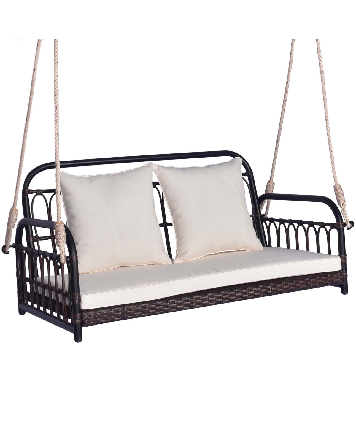 Click here for Costway Patio Swing Chair 2-Person Hanging Seat Ou... prices