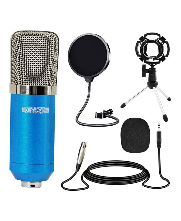 5 Core Recording Microphone Podcast Bundle • Professional Condenser ...