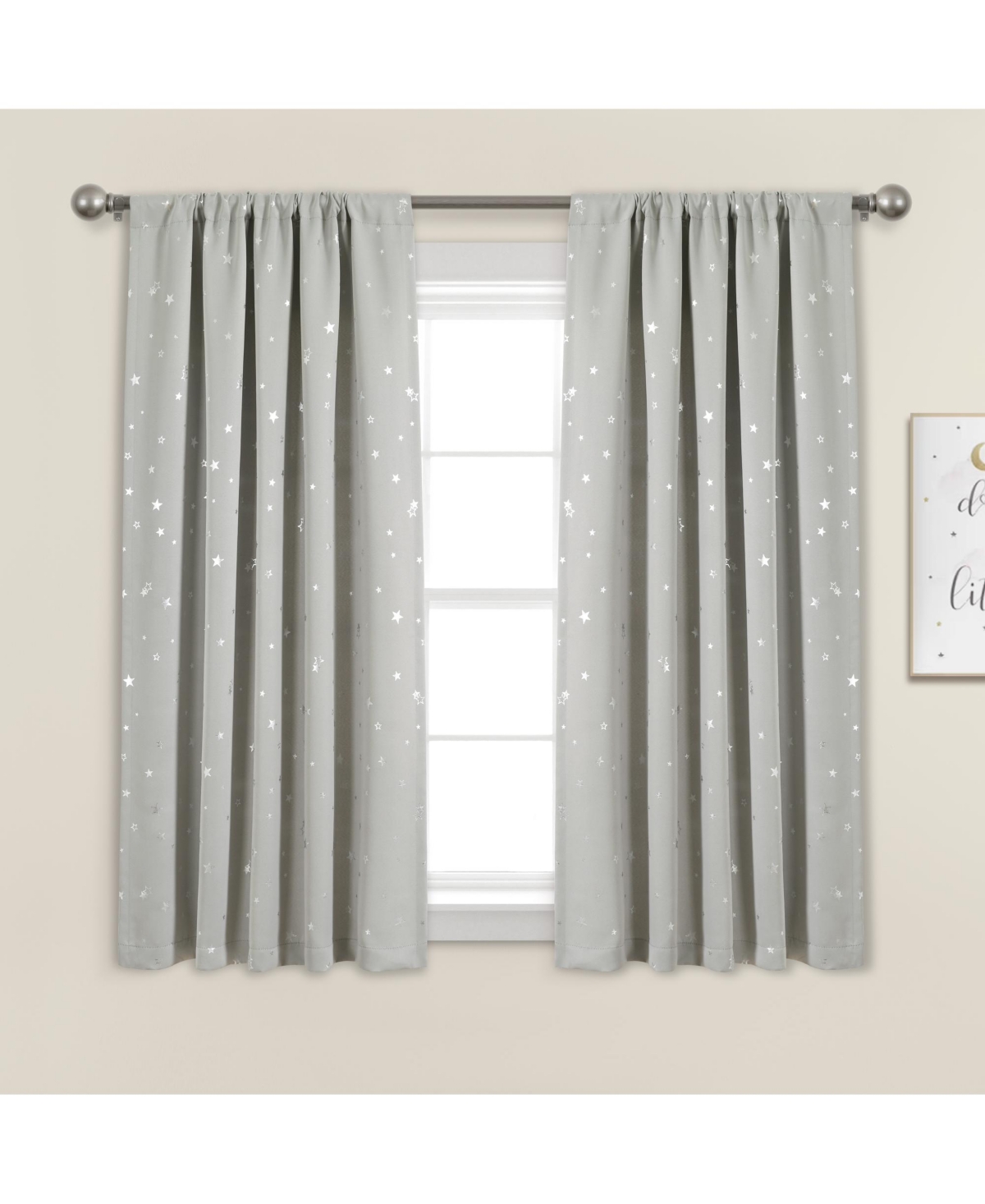 Click here for Lush Decor Star Blackout Window Curtain Panels - L... prices