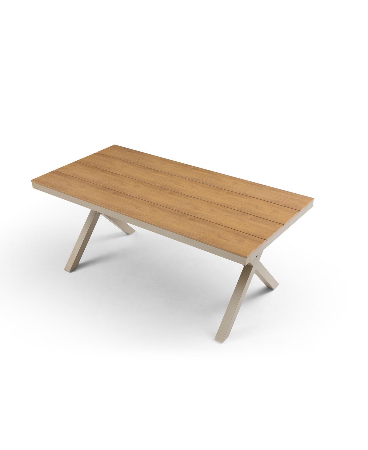 Click here for Streamdale 70" Rectangular Aluminum Dining Ta... prices