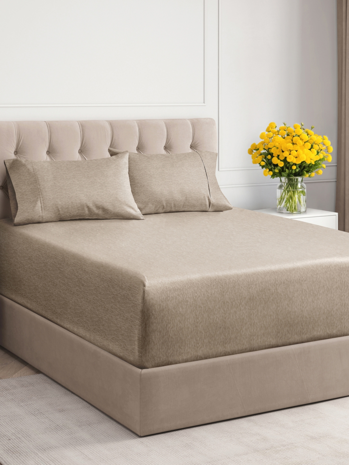 Click here for 4 Piece Extra Deep Pocket Microfiber Sheet Set - Q... prices