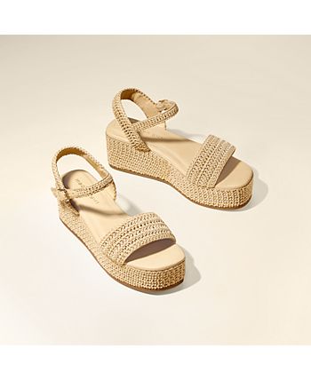 Madden Girl Julian-C Platform Raffia Wedge Sandals - Macy's