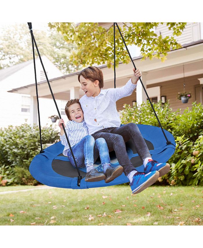 Costway 40'' Flying Saucer Tree Swing Indoor Outdoor Play Set Swing for ...