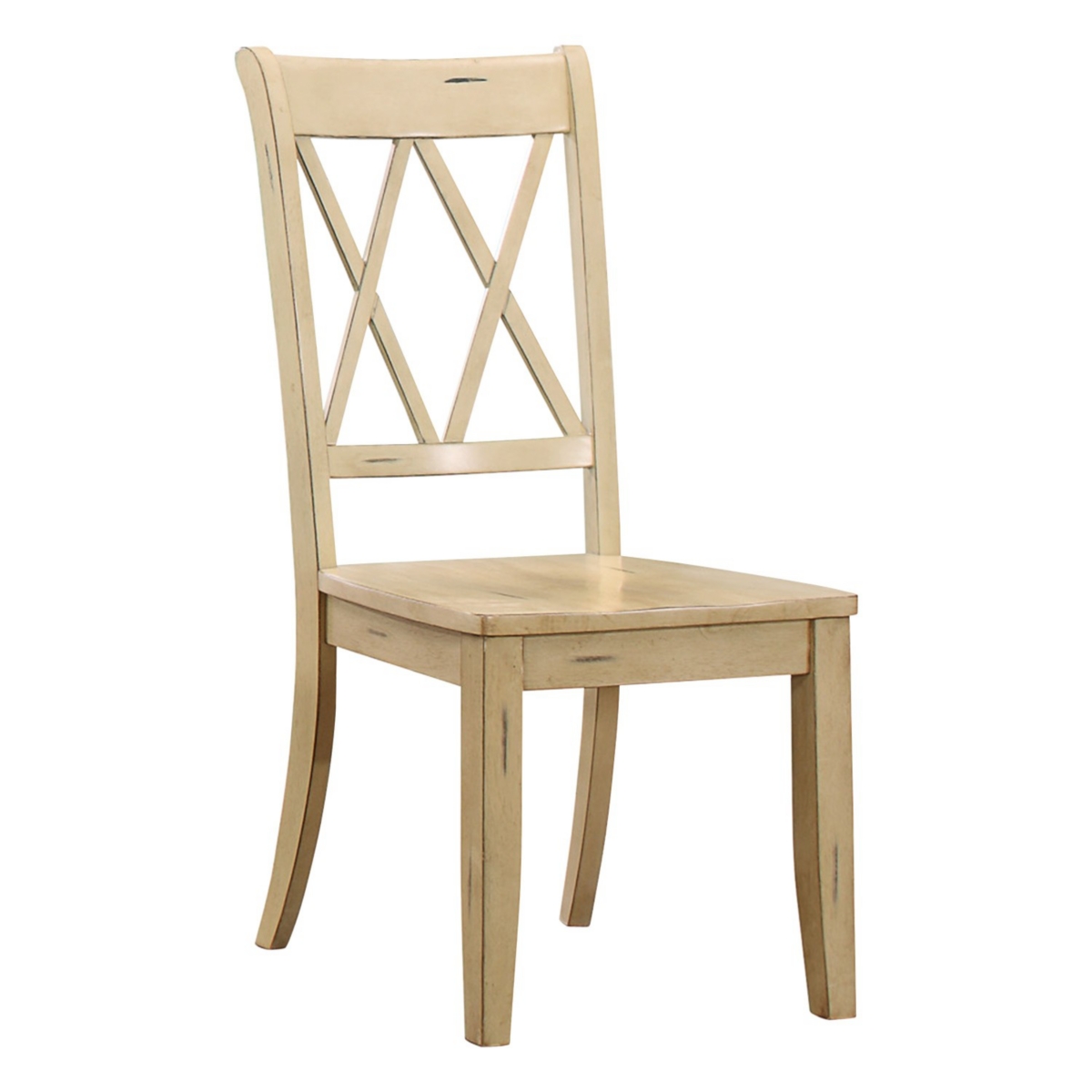 Click here for Streamdale Casual Buttermilk Finish Side Chairs -... prices