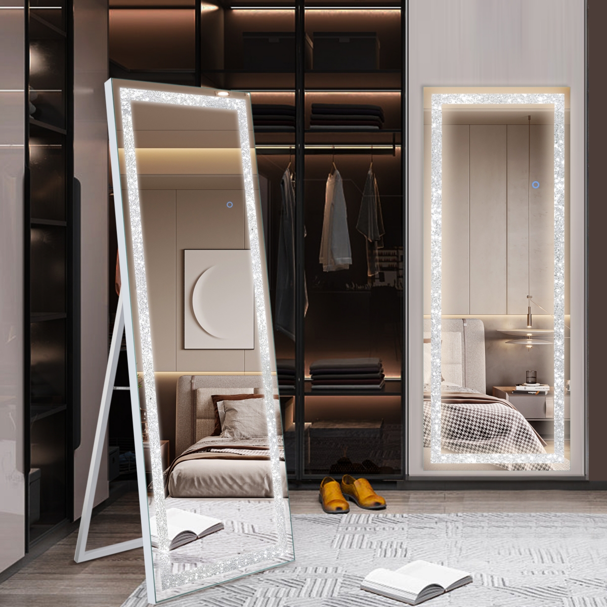 Click here for Streamdale Furniture Led Mirror Lamp With Lights -... prices