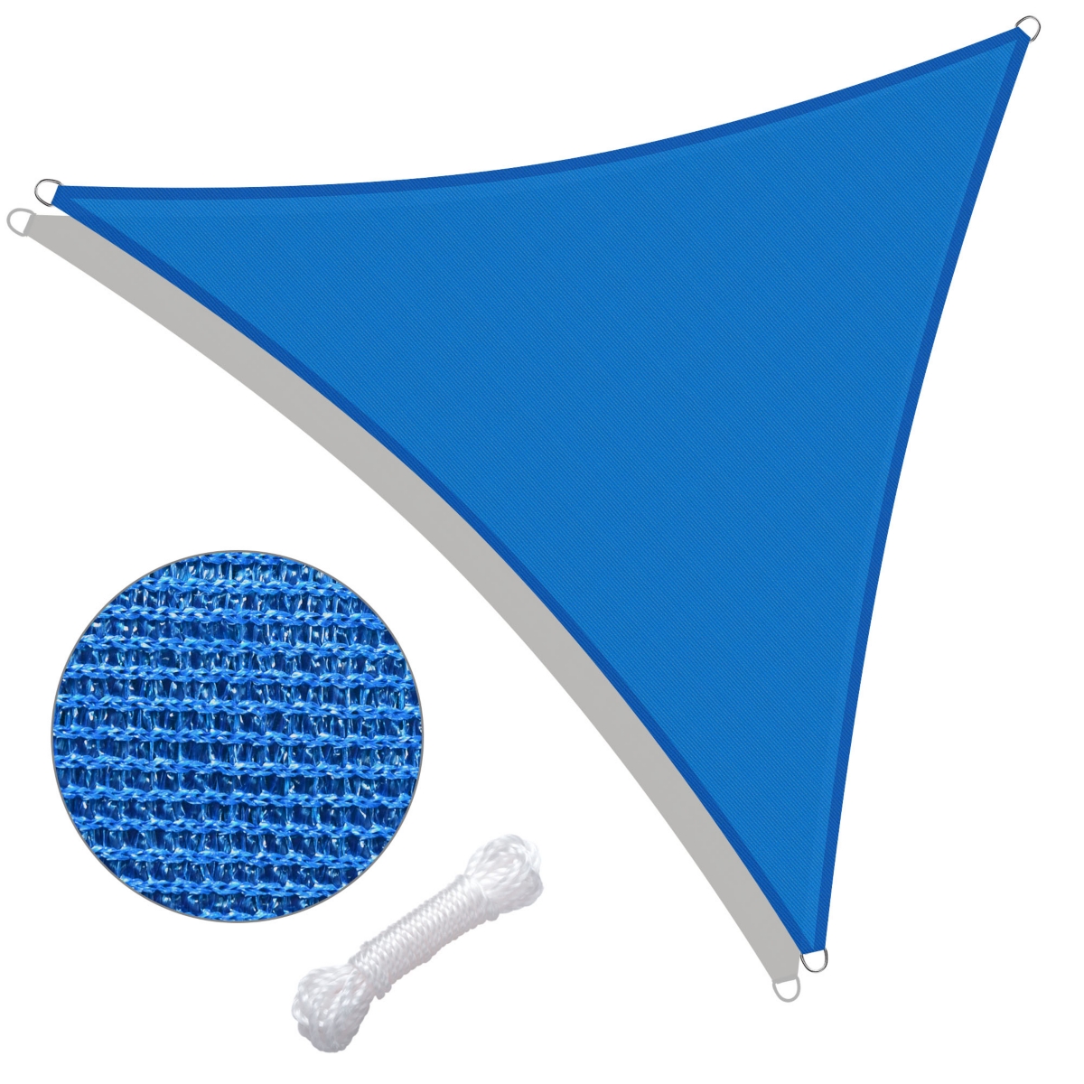 Click here for 7 Ft 97 Uv Block Triangle Sun Shade Sail Canopy Ou... prices