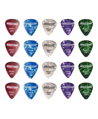 5 Core Guitar Picks 20 Piece 0.96mm Celluloid Heavy Gauge Pick for ...