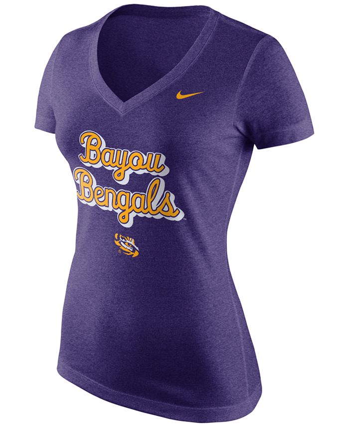 Nike Women's LSU Tigers Script T-Shirt - Macy's