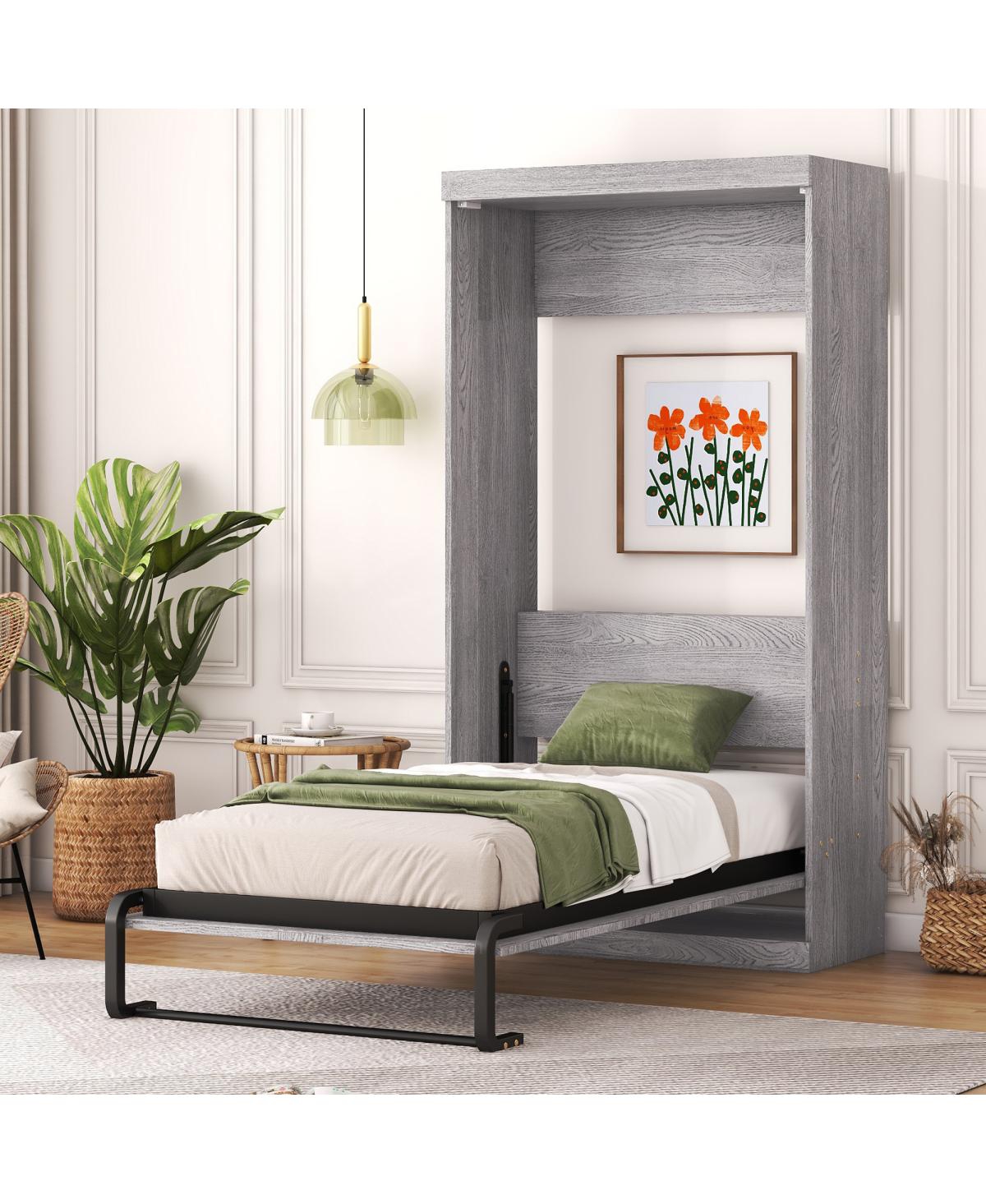 Click here for Simplie Fun Twin Size Murphy Bed  Can Be Folded In... prices