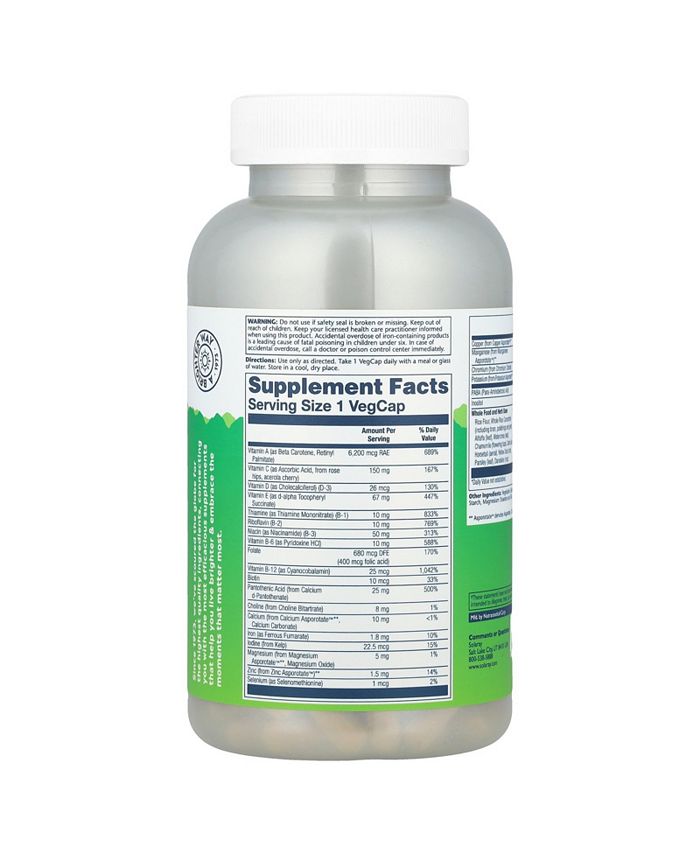 Solaray Once Daily High Energy Multivitamin - 180 VegCaps - Macy's