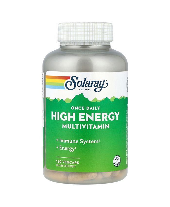 Solaray Once Daily High Energy Multivitamin - 120 VegCaps - Macy's
