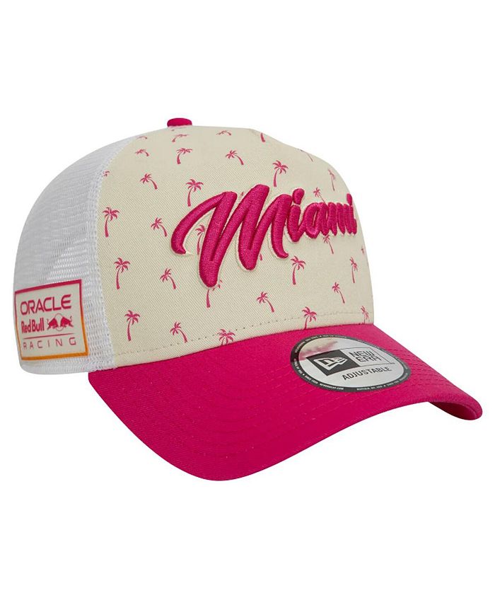 New Era Men's Cream Red Bull Racing 2024 Miami Grand Prix Trucker ...