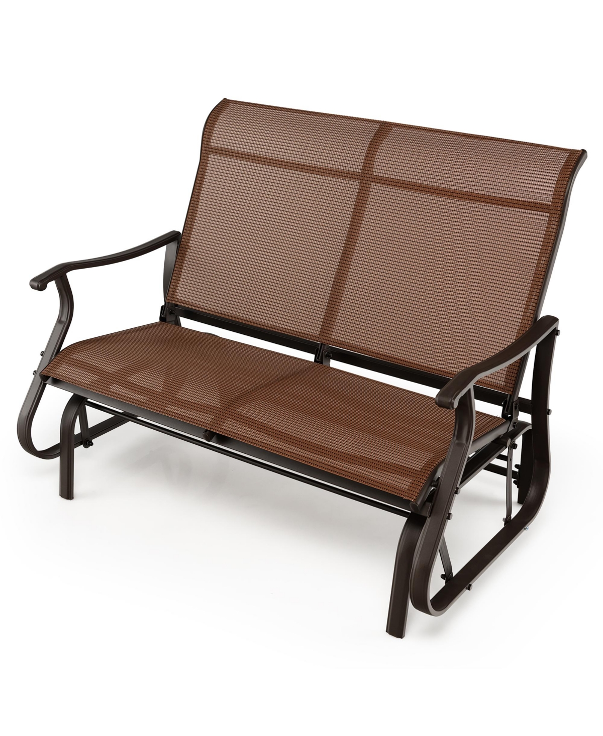 Click here for Costway 2-Person Patio Swing Glider Bench Loveseat... prices