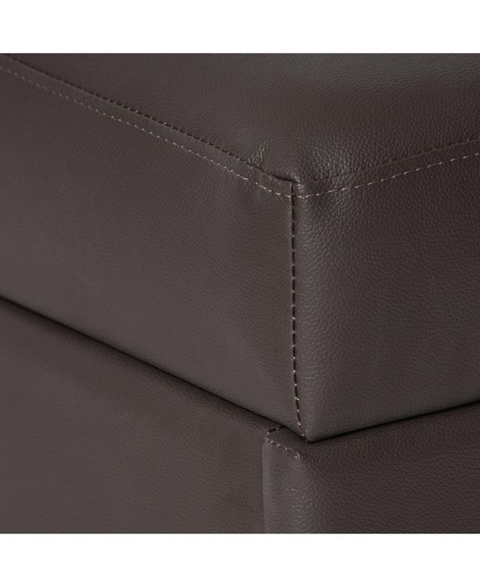 Amber & Emily Extra Large Storage Ottoman - Macy's