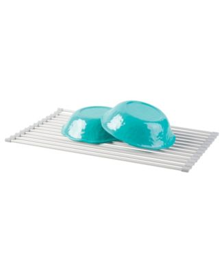 iDesign Aluminum Over-the-Sink Roll Up Drying Rack - Macy's