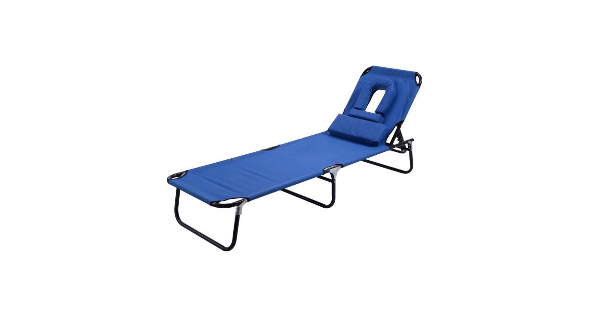 Click here for Slickblue Folding Patio Recliner Lounge Chaise - B... prices