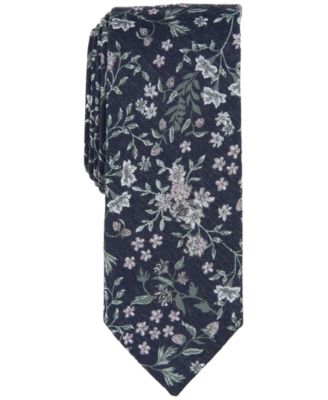 Bar III Men's Luray Floral Tie, Created for Macy's - Macy's