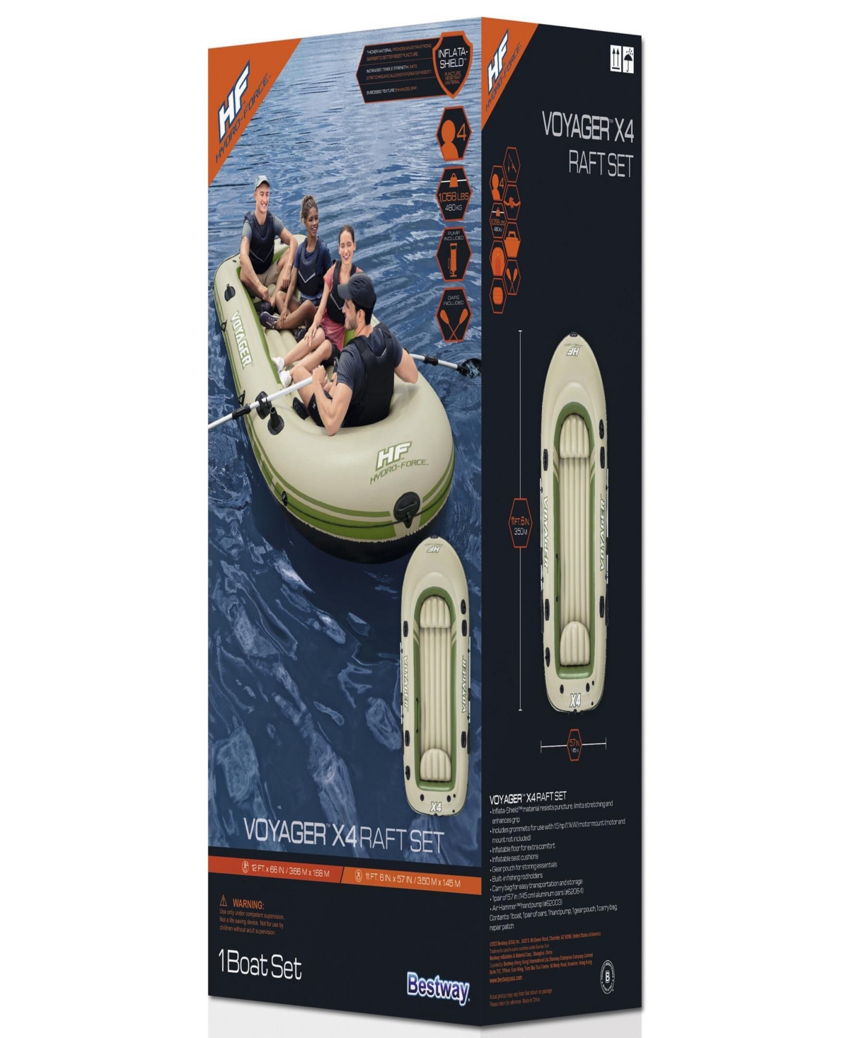 Bestway Hydro-force Treck X3 Inflatable Raft Set In Multi | ModeSens