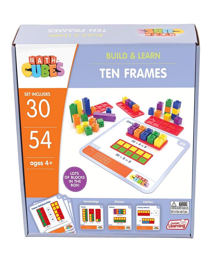 Junior Learning Mathcubes - Ten Frames Activity Set - Macy's
