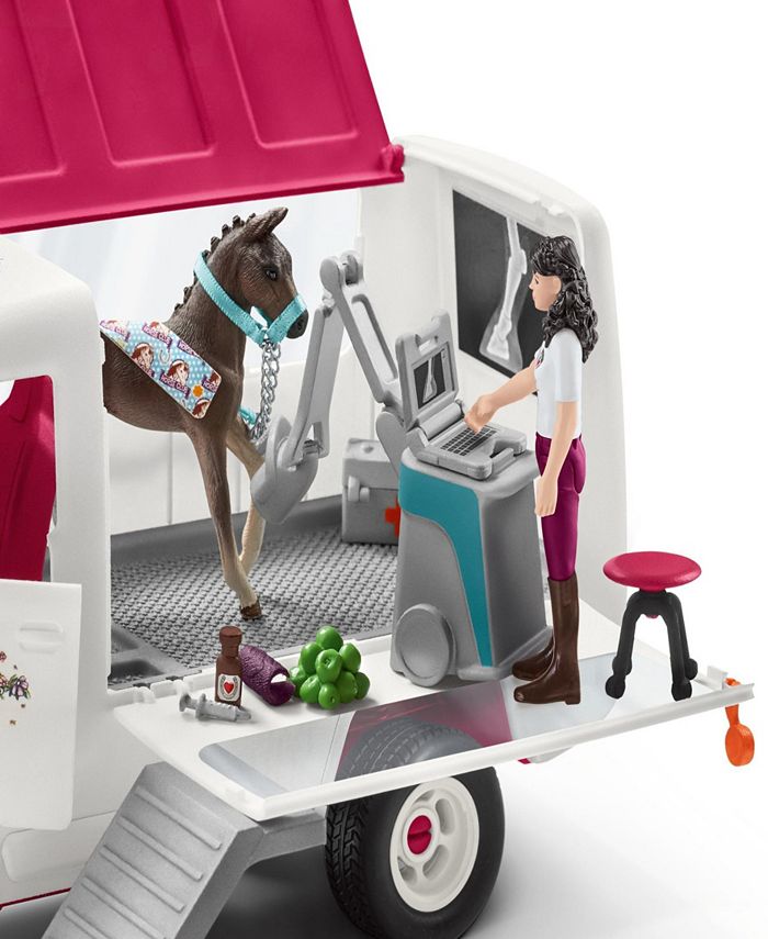 Schleich Horse Club Mobile Vet w/ Hanoverian Foal Playset - Macy's