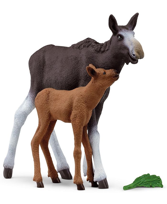 Schleich Wild Life Moose Family Playset - Macy's