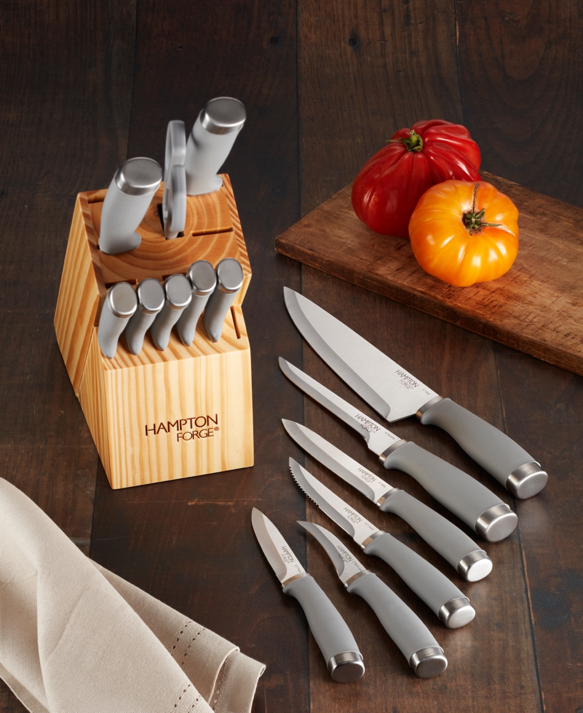 Click here for Hampton Forge 15-Piece Cutlery Set - Grey prices