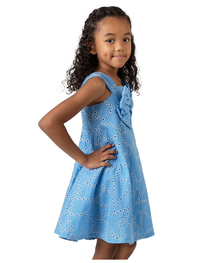 Rare Editions Toddler & Little Girls Eyelet Dress - Macy's