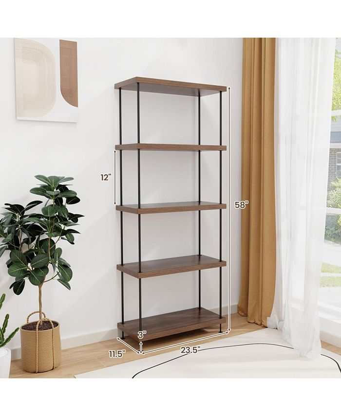 Slickblue Multipurpose Display Rack with Metal Frame-5-Tier - Macy's
