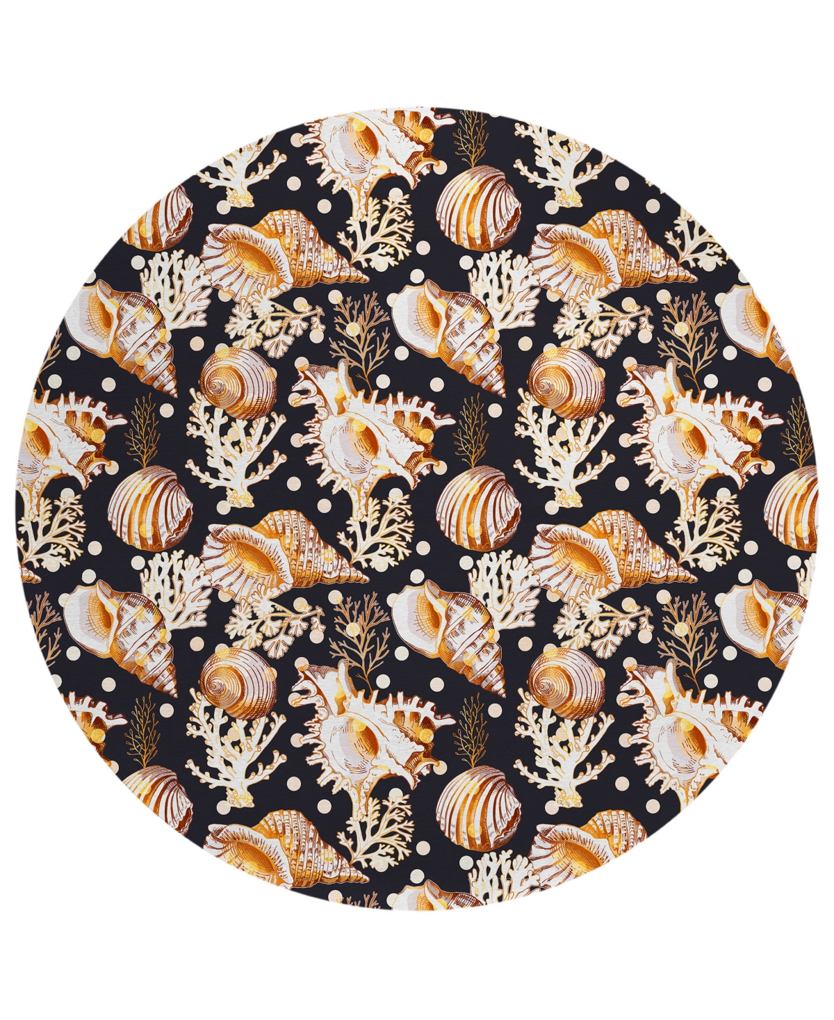 Click here for Dalyn Seabreeze SZ6 8x8 Round Area Rug - Black prices