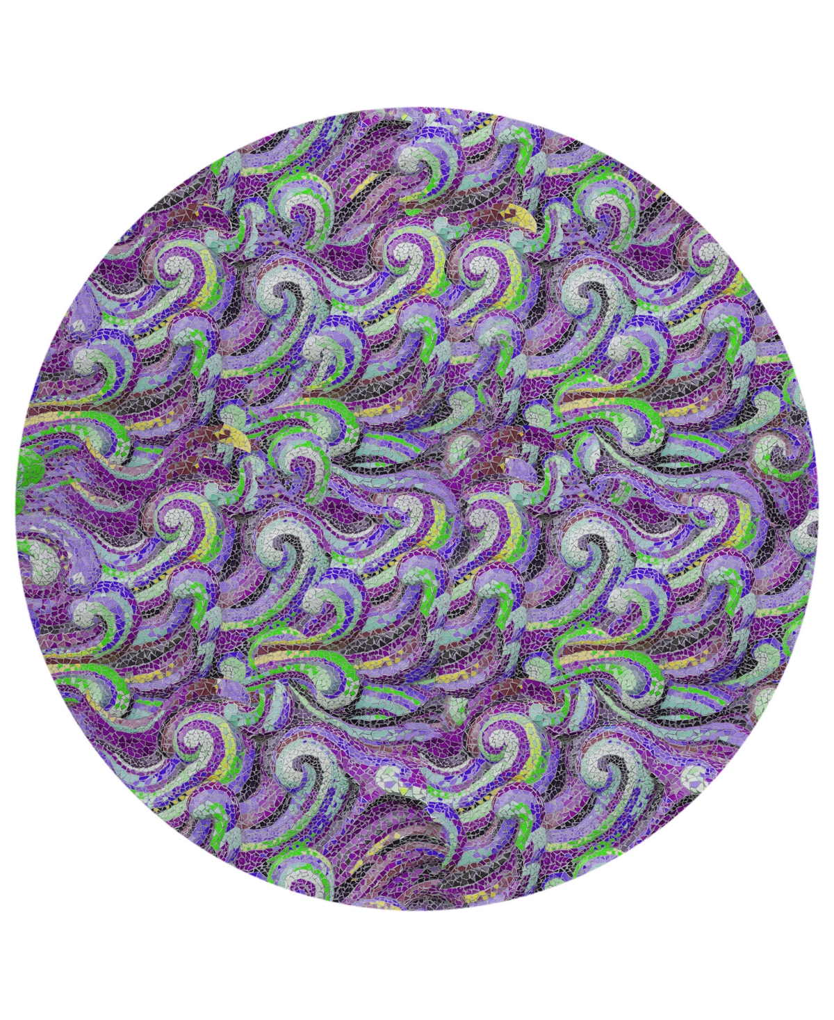 Click here for Dalyn Seabreeze SZ14 8x8 Round Area Rug - Purple prices