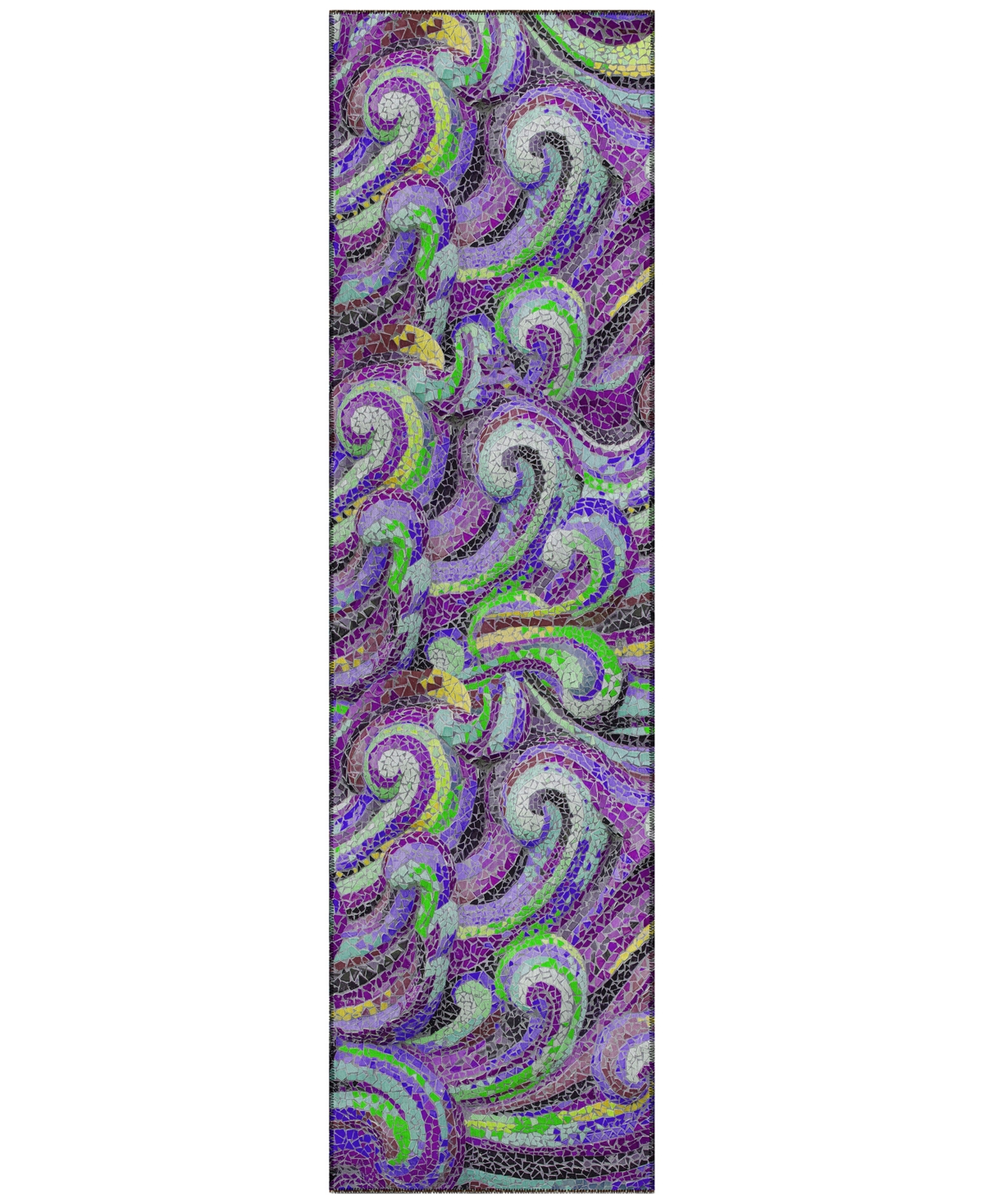 Click here for Dalyn Seabreeze SZ14 23x76 Runner Area Rug - Purpl... prices