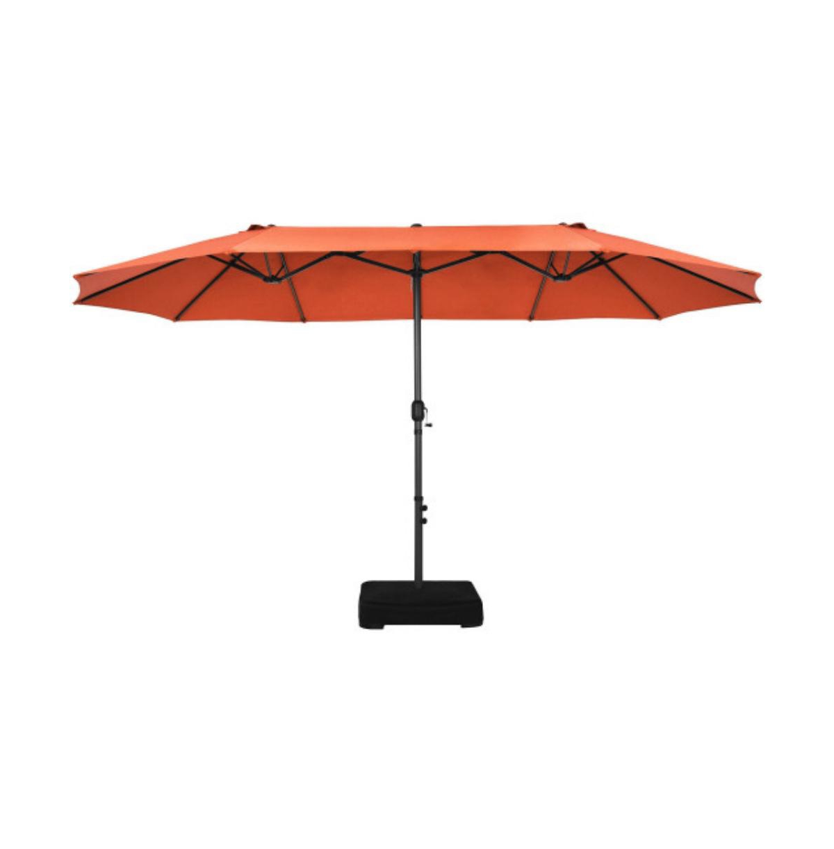 Click here for 15 Feet Double-Sided Patio Umbrellawith 12-Rib Str... prices
