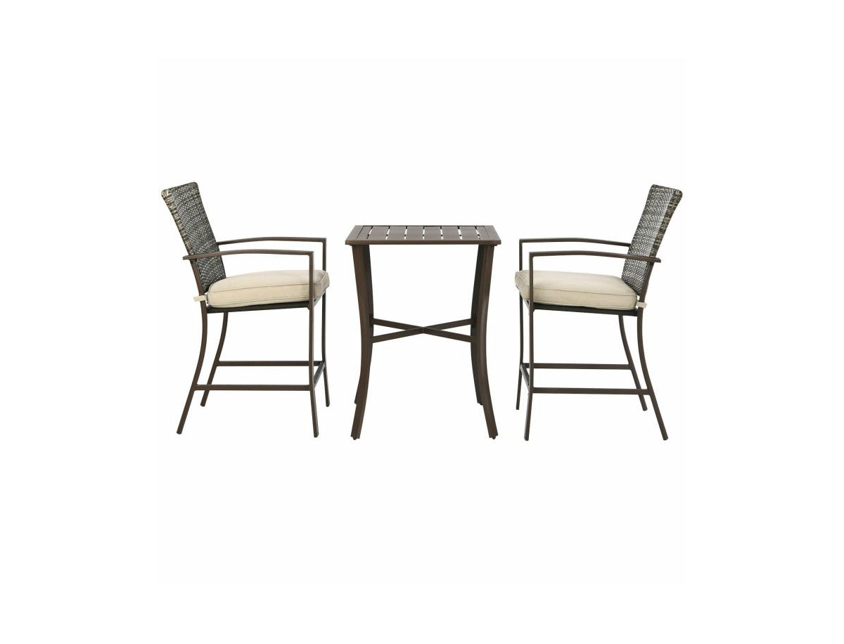Click here for Slickblue 3 Pieces Rattan Bar Furniture Set with S... prices